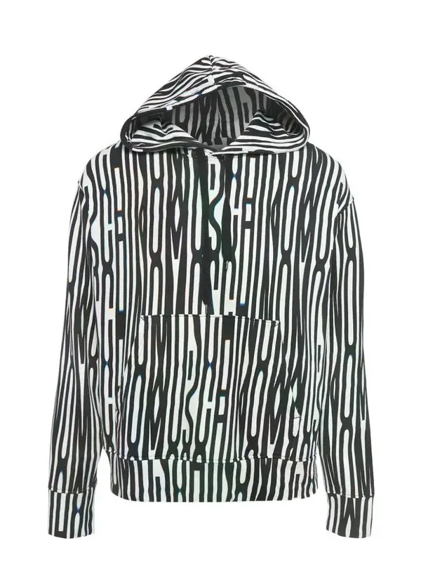 Moschino Logo-print Hoodie - Black