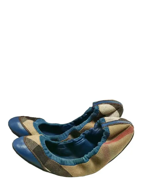 Burberry Checked Ballet Flats - Neutrals