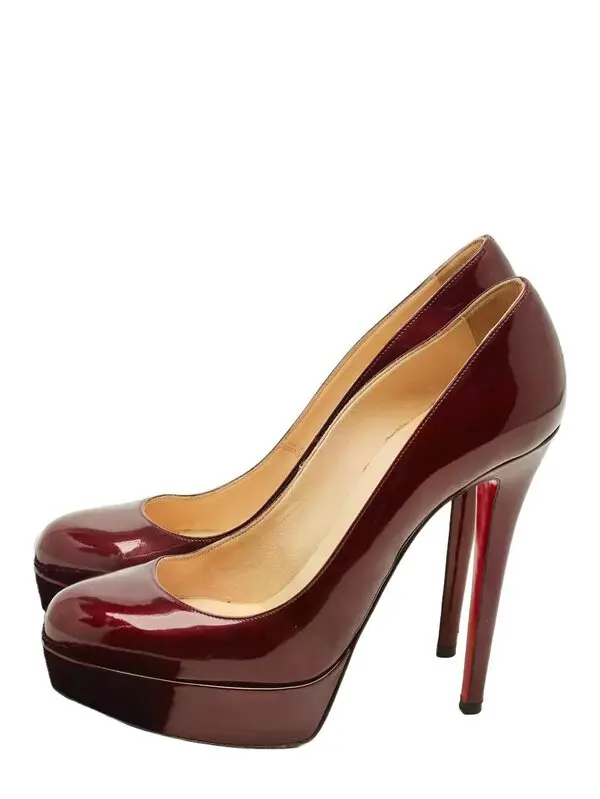CHRISTIAN LOUBOUTIN Platform High-heel Pumps - Red