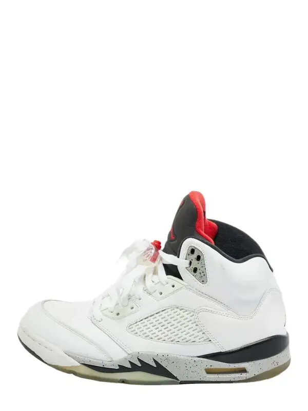 JORDAN Air 5 Retro High-top Sneakers - White