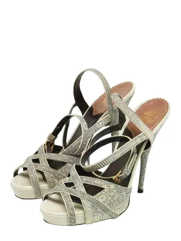 Roberto Cavalli Ankle-strap Sandals - Neutrals