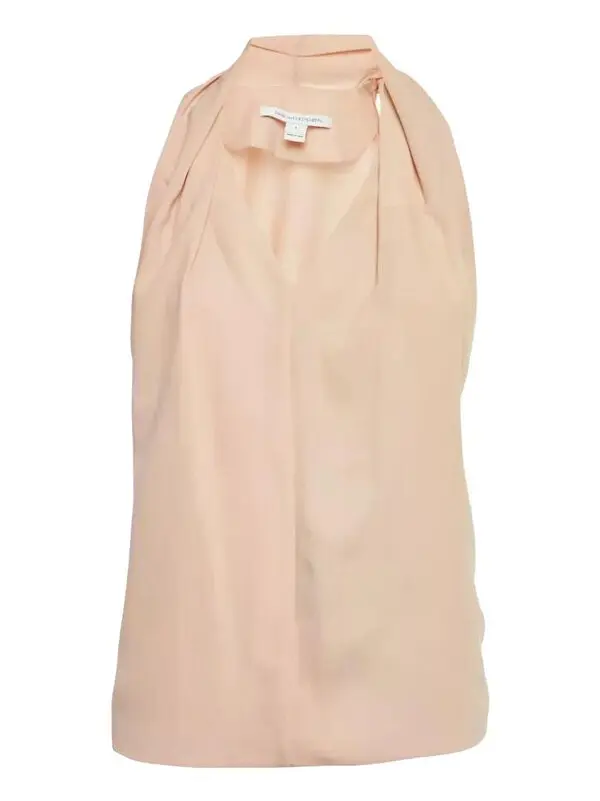 Diane Von Furstenberg Crepe Sleeveless Blouse - Neutrals