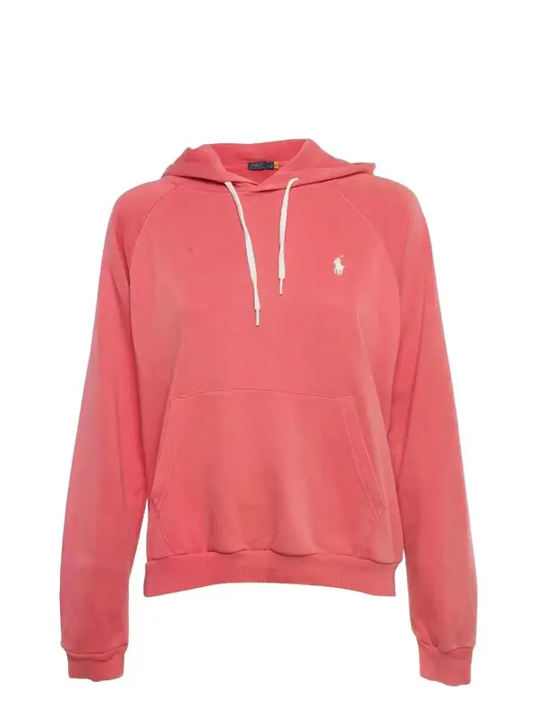 Polo Ralph Lauren Vintage Logo-embroidered Hoodie - Pink