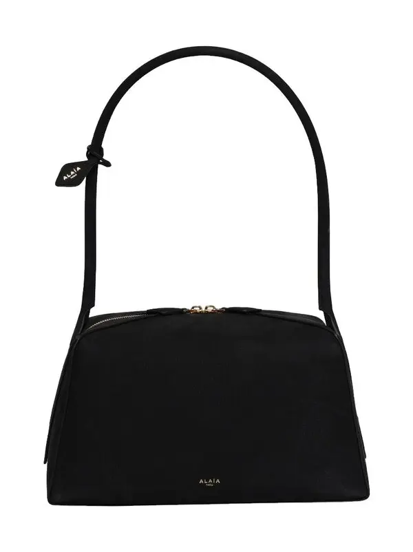 ALAÃA Le Bouledogue Bowling Bag - Brown