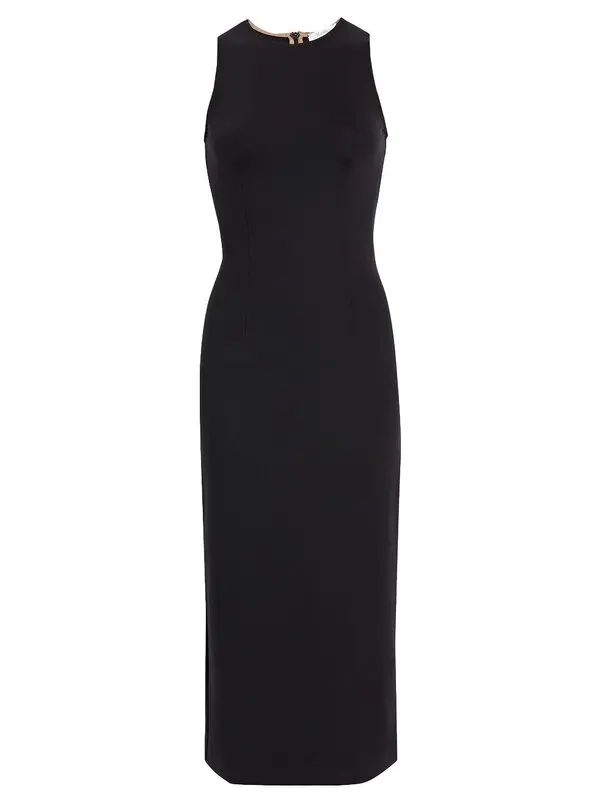 Max Mara Sevres Stretch-jersey Midi Dress - Black
