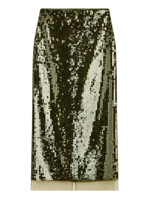 Scanlan Theodore Sequin Pencil Skirt - Dark.jungle