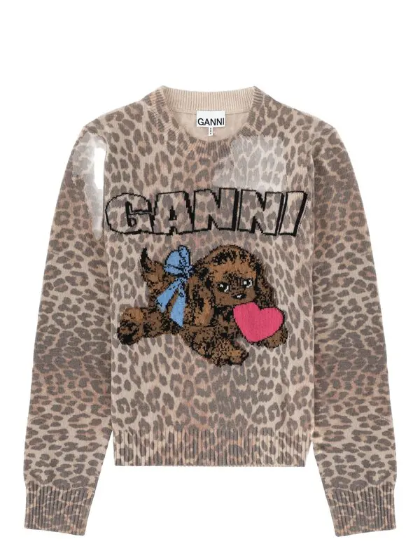 GANNI Graphic Shirt - Animalier