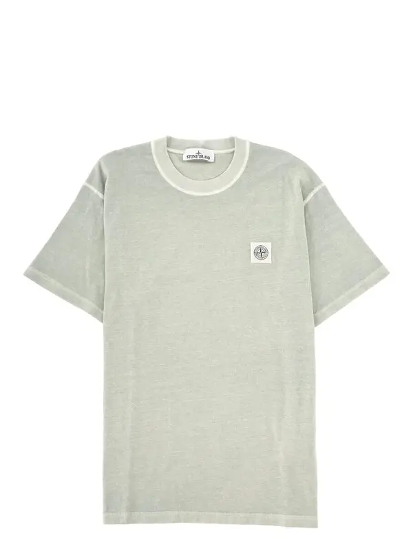 Stone Island T-shirt With Logo Patch - Multicolour