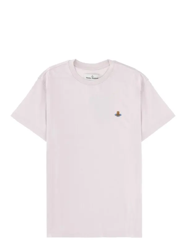 VIVIENNE WESTWOOD Orb Logo T-shirt - Powder