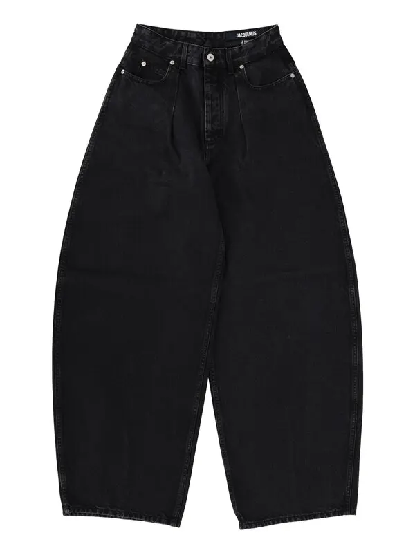 Jacquemus Ovalo Jeans - Black