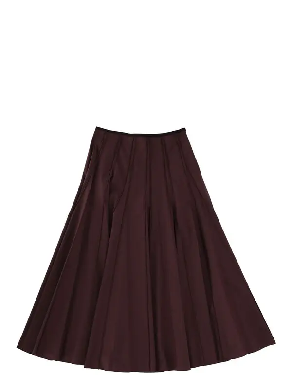 ALYSI Symposium Maxi Skirt - Brown