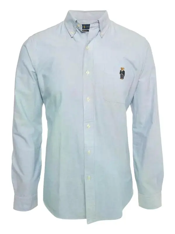 Polo Ralph Lauren Teddy-embroidery Shirt - Blue