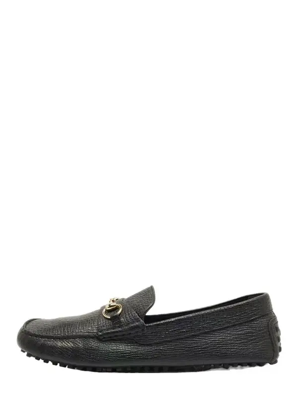 Gucci Horsebit Leather Loafers - Black