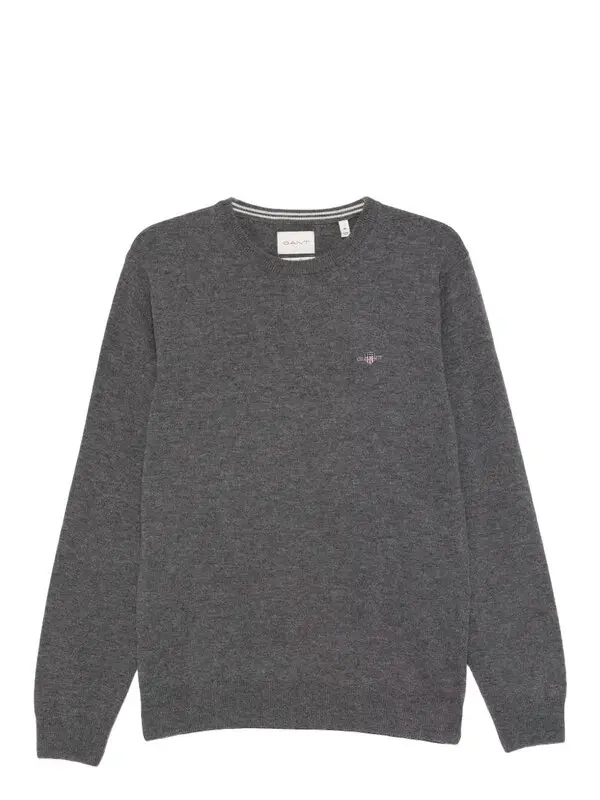Gant Crew-neck Sweater - Grey