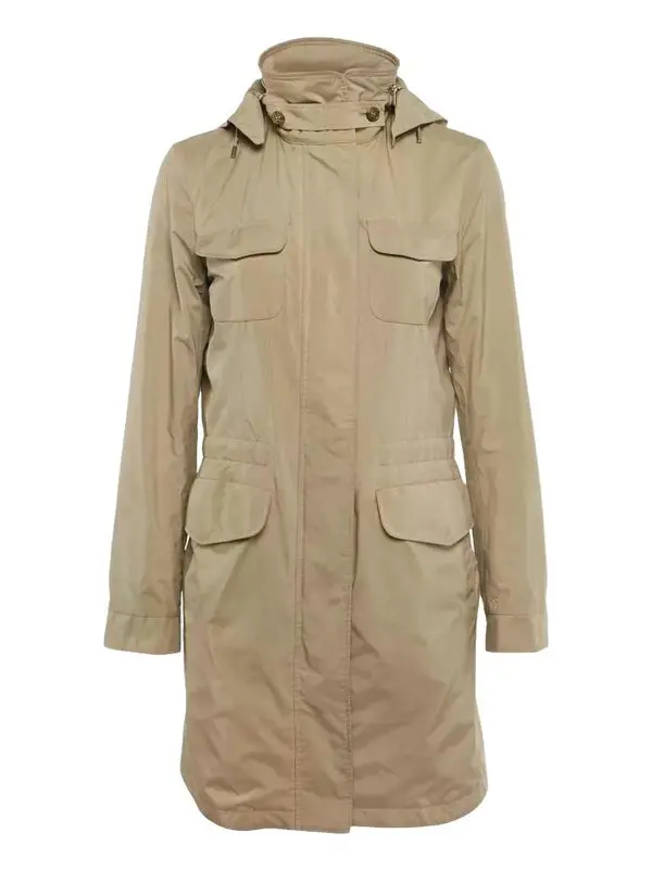 Loro Piana Concealed-hood Coat - Neutrals