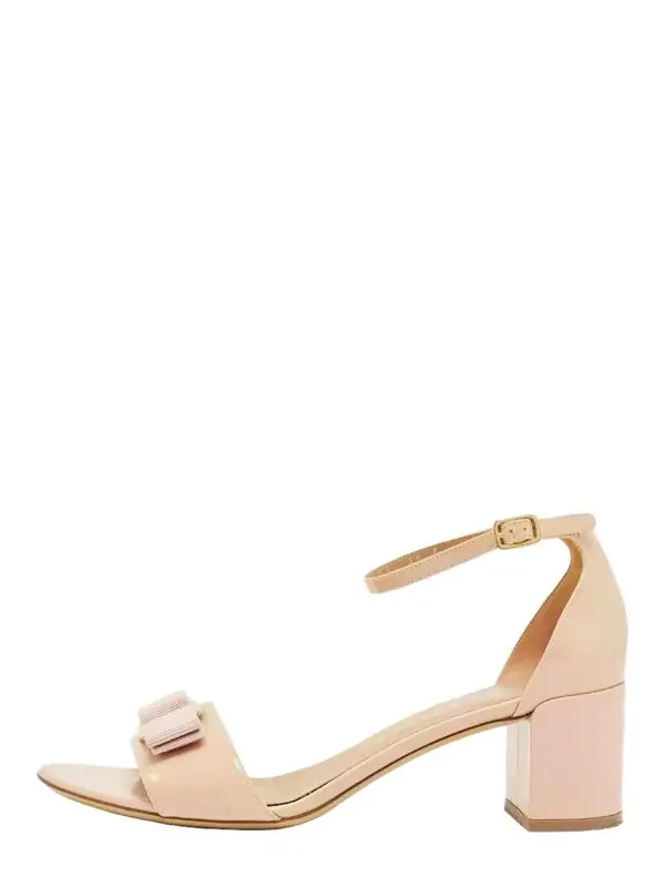 FERRAGAMO Vara Bow-detail Sandals - Neutrals
