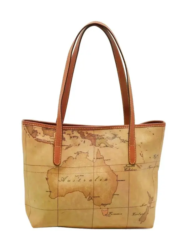 ALVIERO MARTINI 1° CLASSE Geo Tote Bag - Neutrals