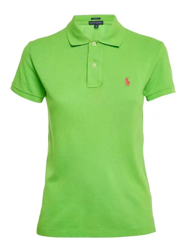 Polo Ralph Lauren Embroidered Cotton Polo Top - Green