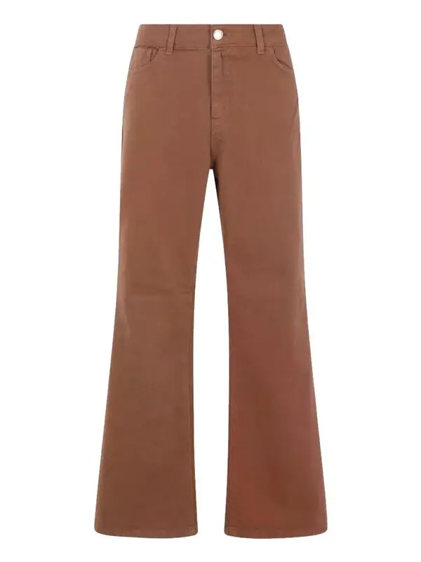 Federica Tosi Pocket Jeans - Brown