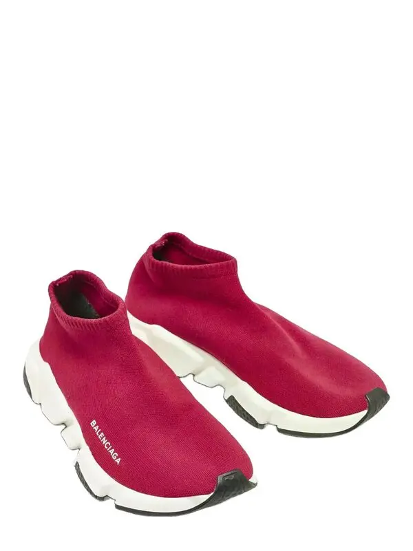 Balenciaga Knit Slip-on Sneakers - Red