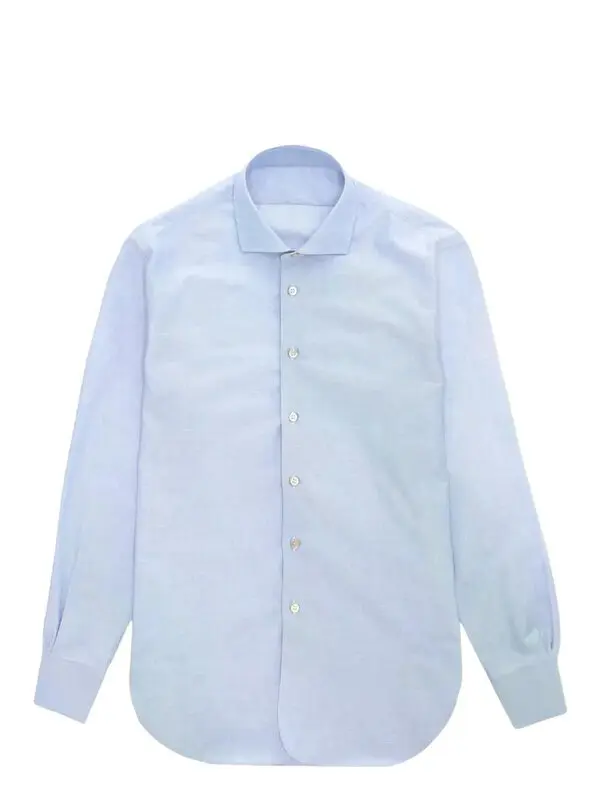 FORTELA Jack Button-down Cotton Shirt - Blue