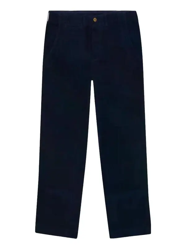 FORTELA Button-fastening Chinos Trousers - Blue