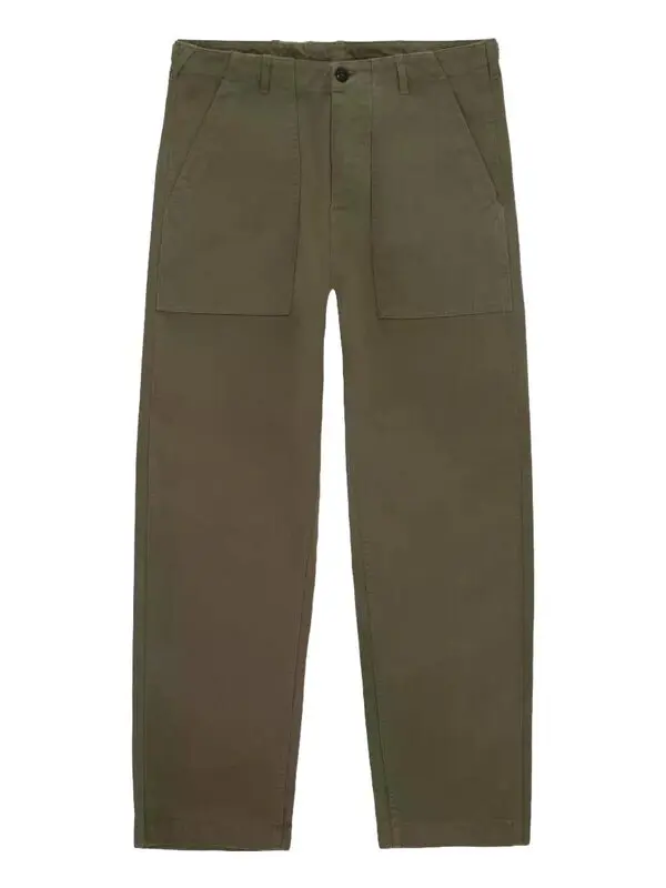 FORTELA Patch-pockets Trousers - Green
