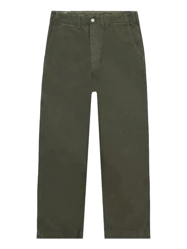 FORTELA Wide Leg Trousers - Green