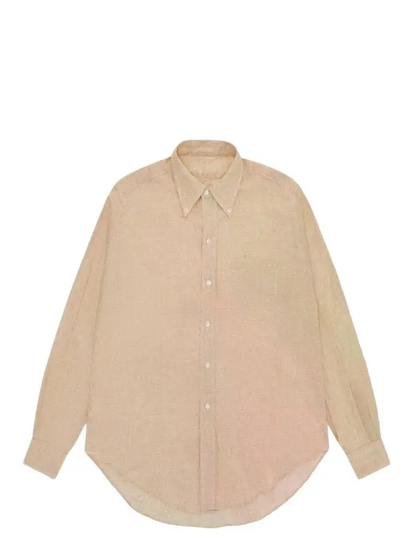 FORTELA Checked Shirt - Yellow
