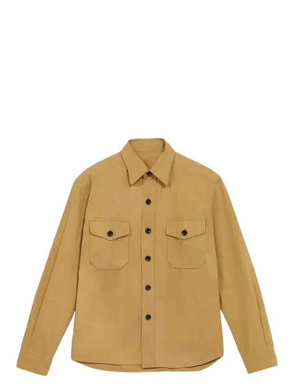 FORTELA Kenny Front-pockets Button Shirt - Neutrals