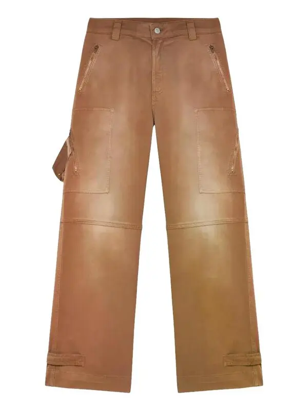 FORTELA Wide-leg Trousers - Brown