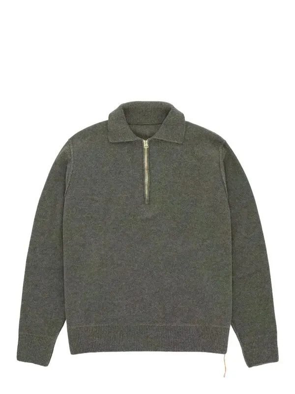 FORTELA Yale Zip Sweater - Green
