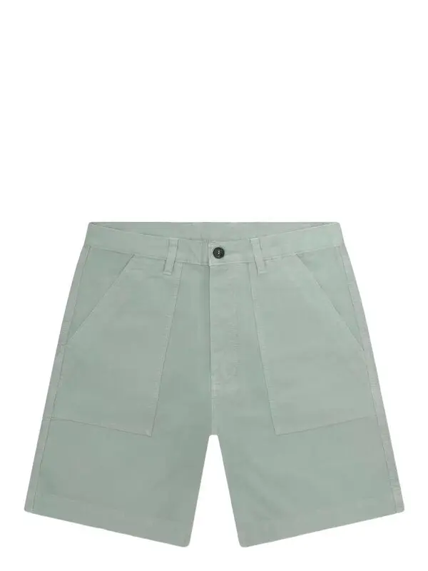 FORTELA Rebel Patch-pocket Bermuda Shorts - Green