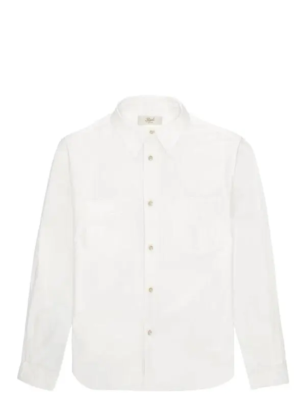 FORTELA Prequel Patch-pocket Striped Shirt - White