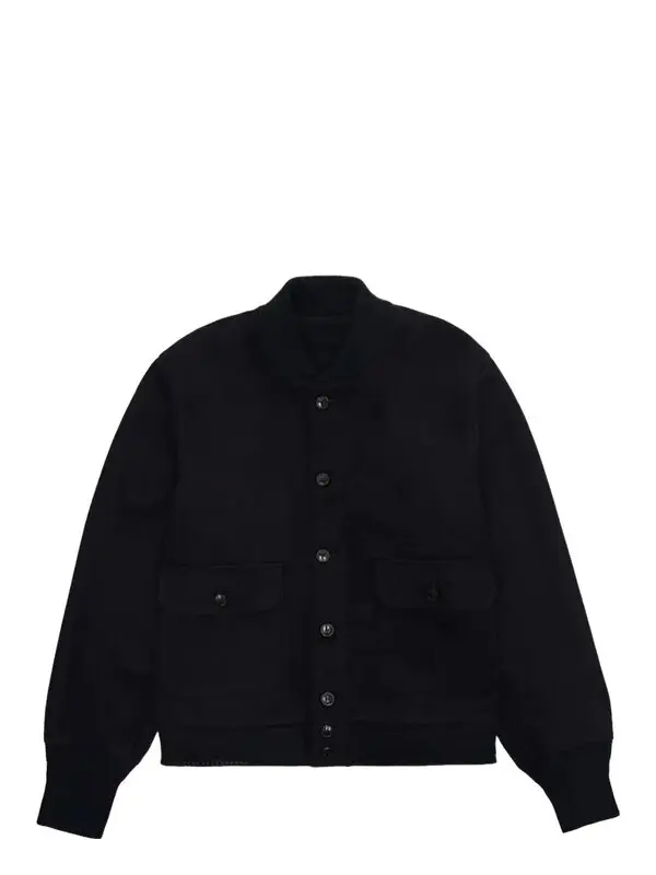 FORTELA Twill Bomber Jacket - Black