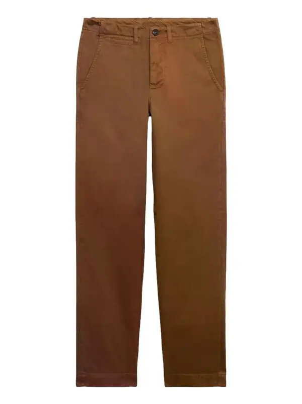 FORTELA Wallace Herringbone Trousers - Brown