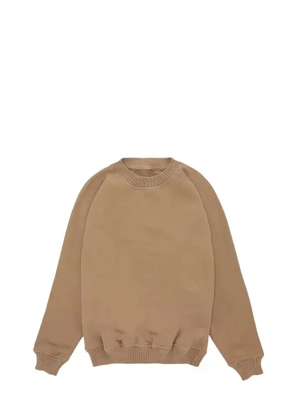 FORTELA Raglan Ribbed Knit Sweatshirt - Neutrals
