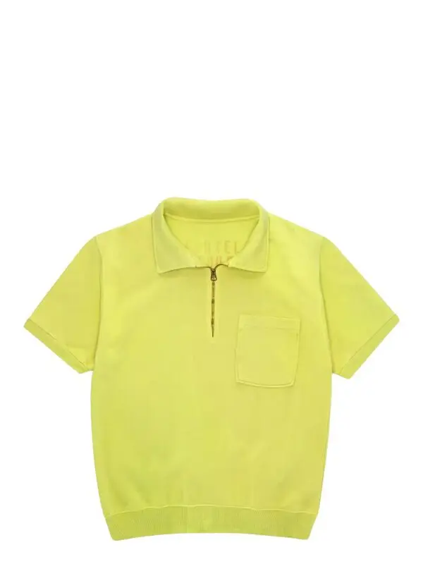 FORTELA Yalepm Zip Pocket Polo Shirt - Yellow