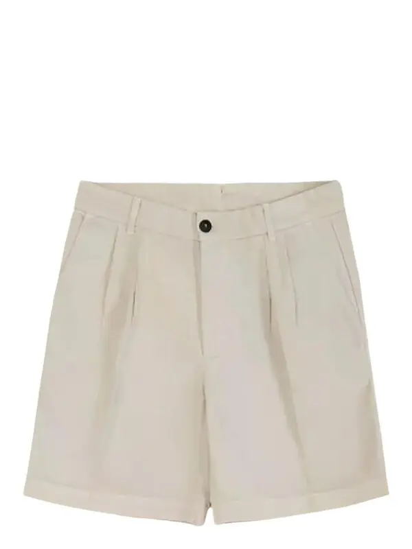 FORTELA Cotton Bermuda Shorts - Neutrals