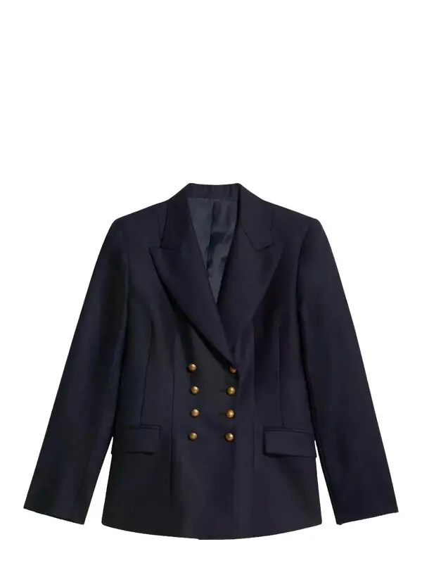 FORTELA Laureen Double-breasted Blazer - Blue
