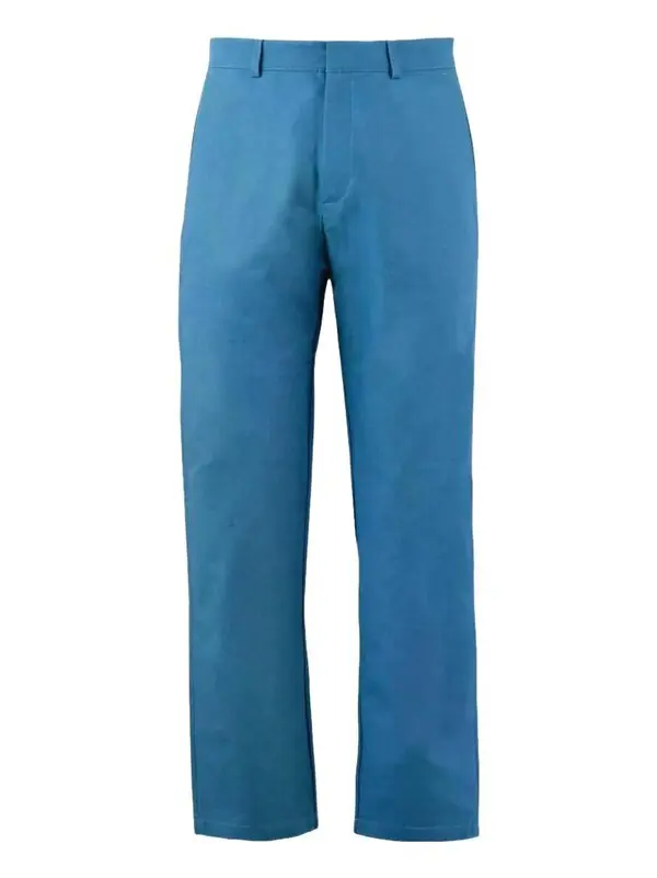FORTELA Maine Canvas Cotton Trousers - Blue