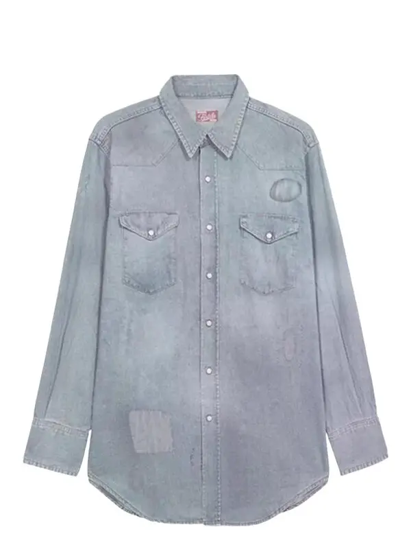 FORTELA Jennyvint Denim Shirt - Blue