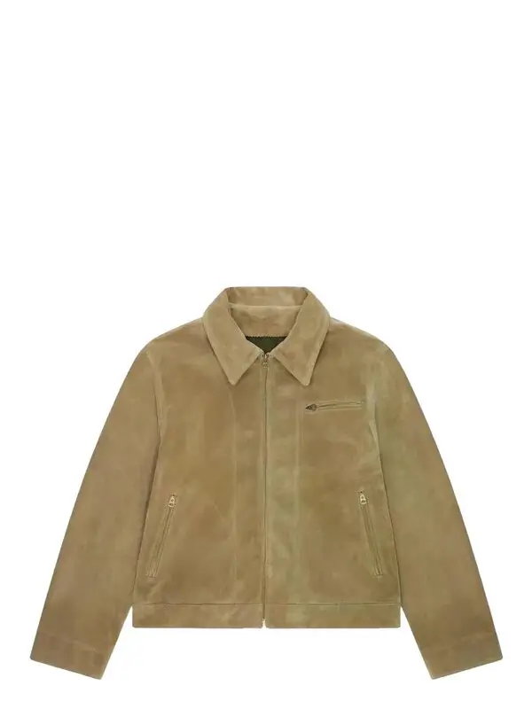 FORTELA Rhode Suede Leather Jacket - Neutrals