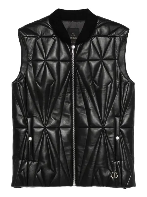 MONCLER + RICK OWENS Geocamo Flight Vest - Black