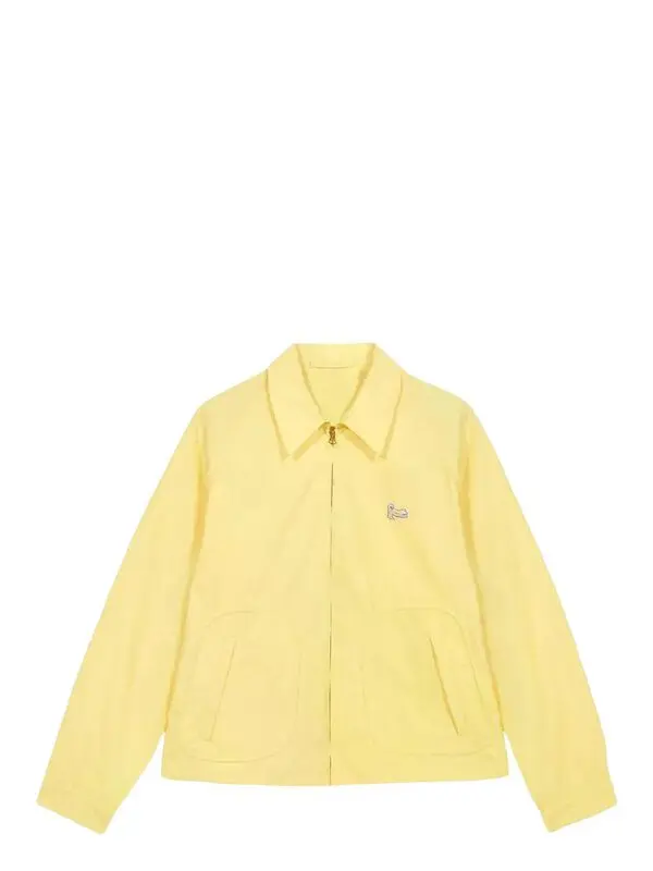 FORTELA Patch Pocket Bomber Jacket - Yellow