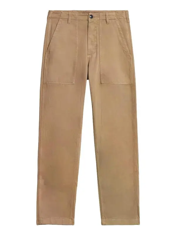 FORTELA Patch-pocket Trousers - Neutrals