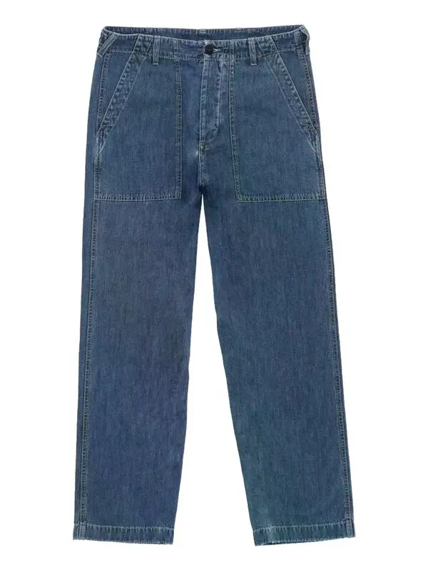 FORTELA Patch-pocket Jeans - Blue