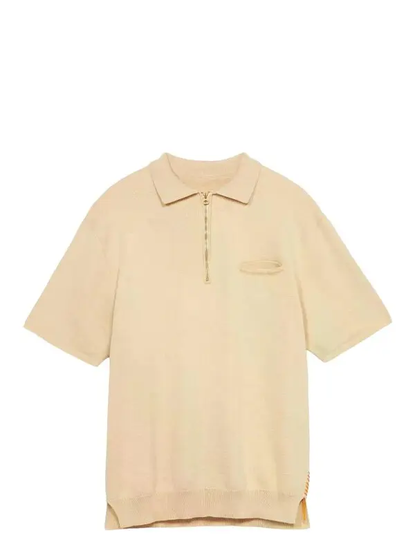 FORTELA Laight Short-sleeve Polo Shirt - Neutrals