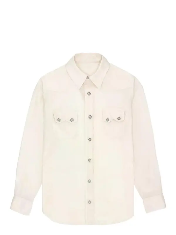 FORTELA Toledo Texan Flap-pocket Shirt - Neutrals