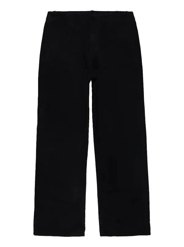FORTELA Jamie Button-detail Trousers - Black
